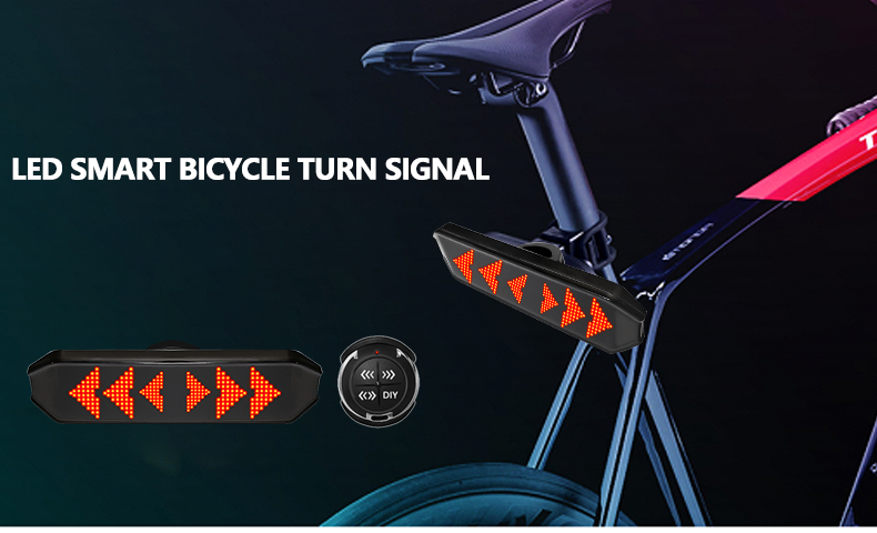 electronic bike light led display scrolling RGB message display screen ...