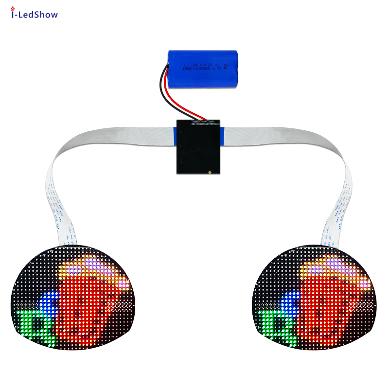 Winking Eyes LED Panel Display LED Angel Eyes Blinking Screen APP ...