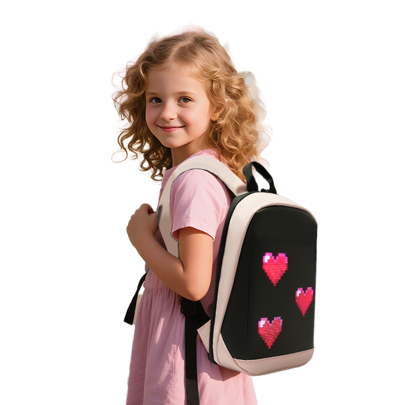 LED Display Waterproof Bag RGB Full Color LED Screen Backpack APP ...