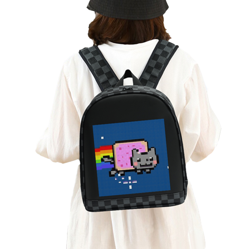 Waterproof Smart LED Display Backpack Customizable Moving Message ...